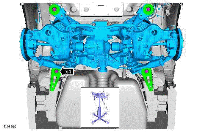 Land Rover Defender - Rear Subframe - Frame and Mounting