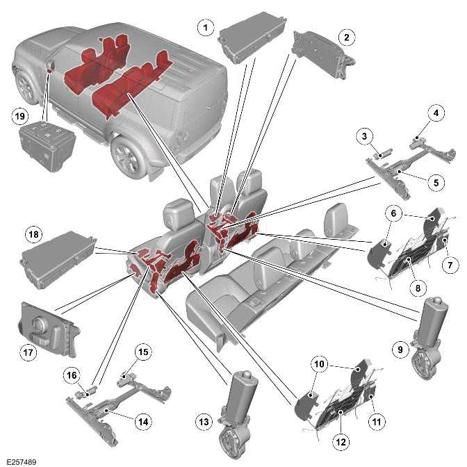 Land Rover Defender - Seats - [+] 6 Seat Configuration - Component ...