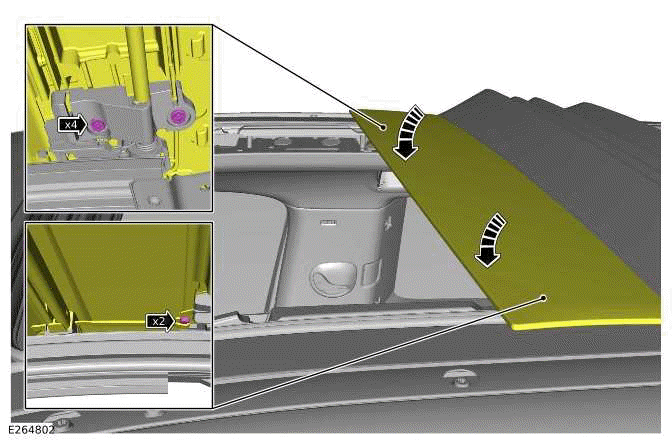 Land Rover Defender - Canvas Roof Outer Canvas - Roof Opening Panel