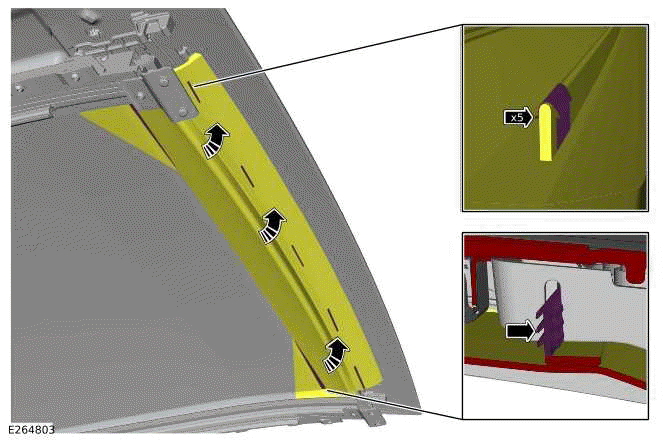 Land Rover Defender - Canvas Roof Outer Canvas - Roof Opening Panel