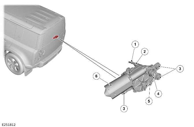 Land Rover Defender - Wipers and Washers - Description - Wipers and Washers