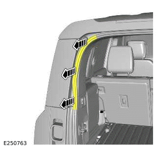 Land Rover Defender - Rear Quarter Panel Moulding - Exterior Trim and ...