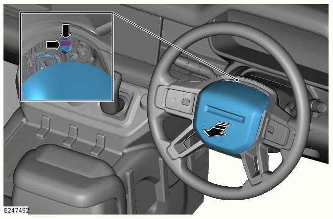 Land Rover Defender - Driver Airbag - Supplementary Restraint System