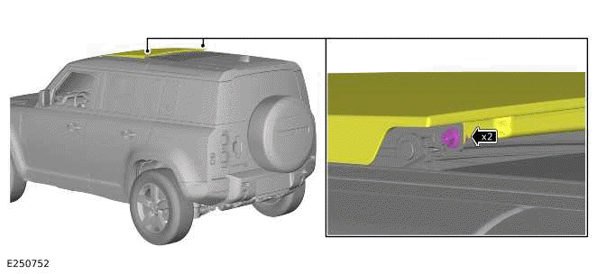 Land Rover Defender - Roof Opening Panel Alignment - Roof Opening Panel