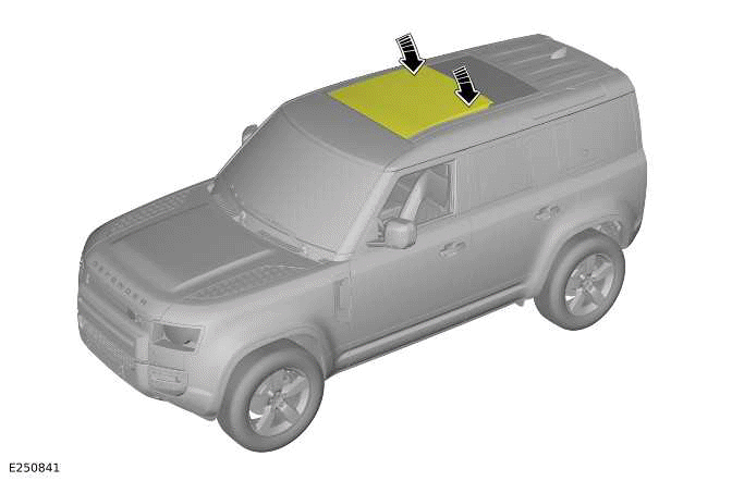 Land Rover Defender - Roof Opening Panel Alignment - Roof Opening Panel