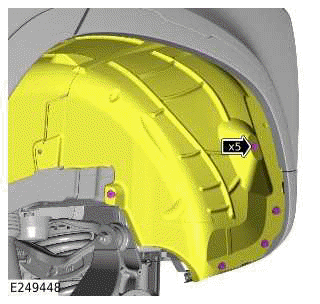 Land Rover Defender - Rear Wheel Arch Liner - Exterior Trim and ...