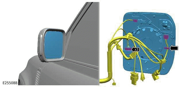 Land Rover Defender - Door Mirror Glass - Rear View Mirrors