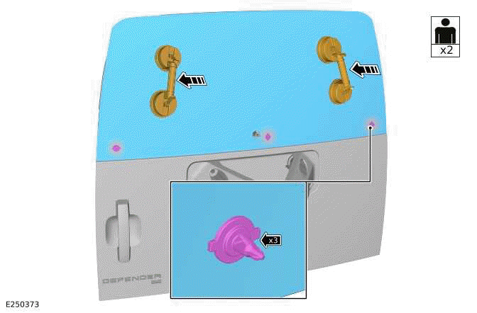 Land Rover Defender - Tailgate Window - Glass, Frames and Mechanisms